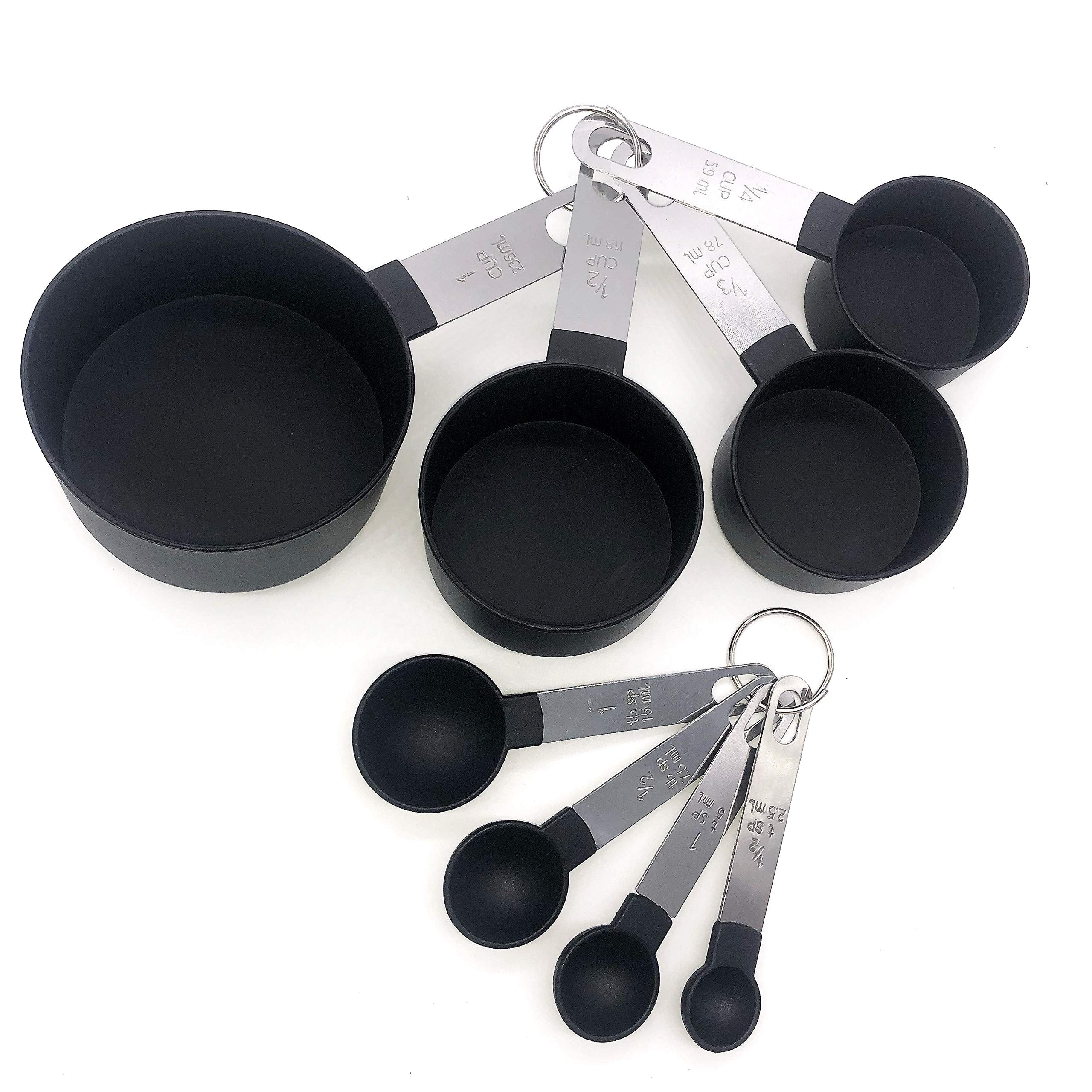 Measuring Tools - 4 Measuring Cups / 4 Measuring Spoons Nylon Measuring ...