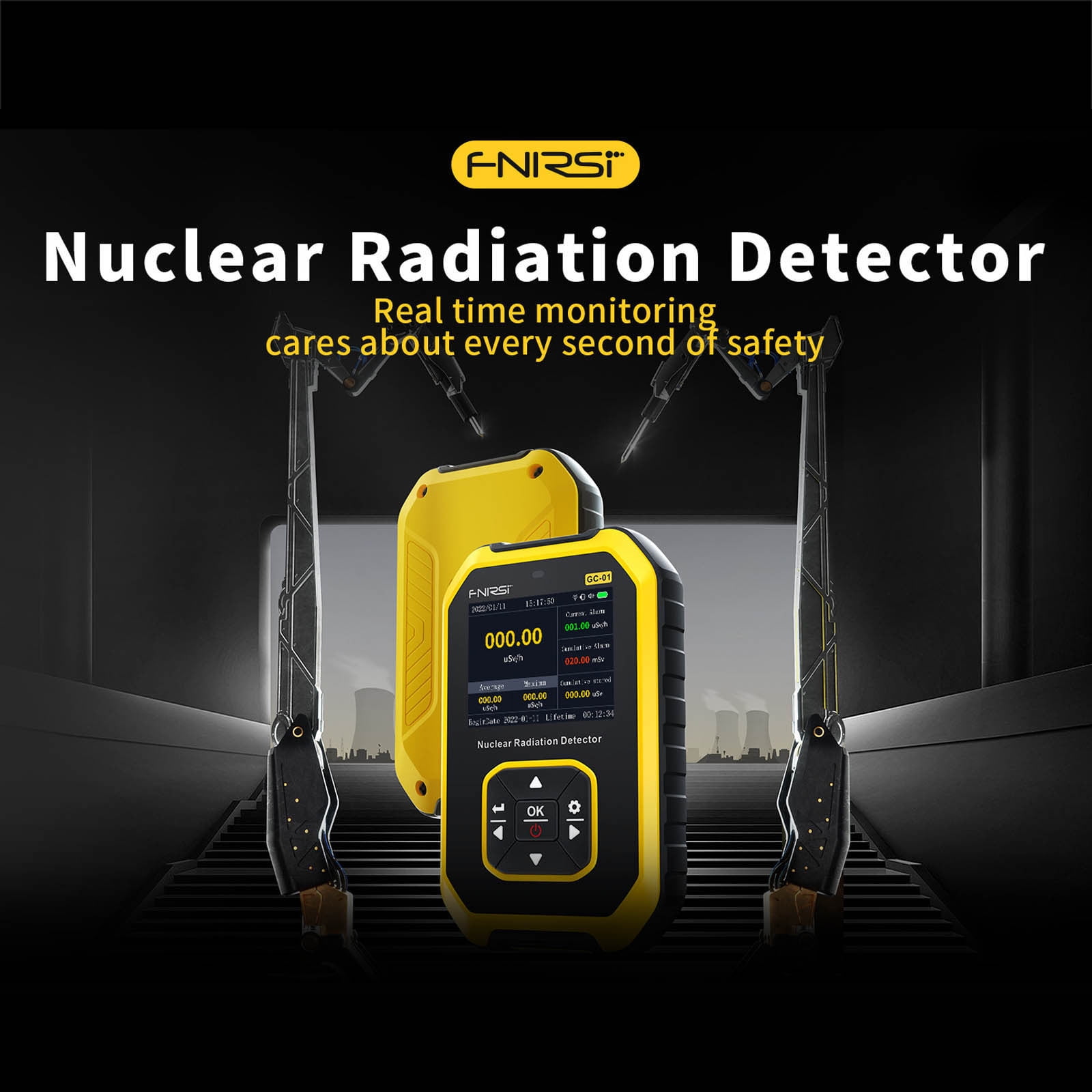 Measuring Tools Radiation X Real Time Device Personal Dose Alarm ...