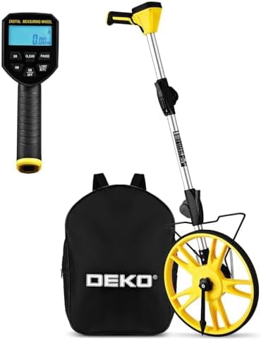 Measuring Wheel: 4V Digital Measuring Wheel in Feet, 12.5 Inch 99,999Ft ...