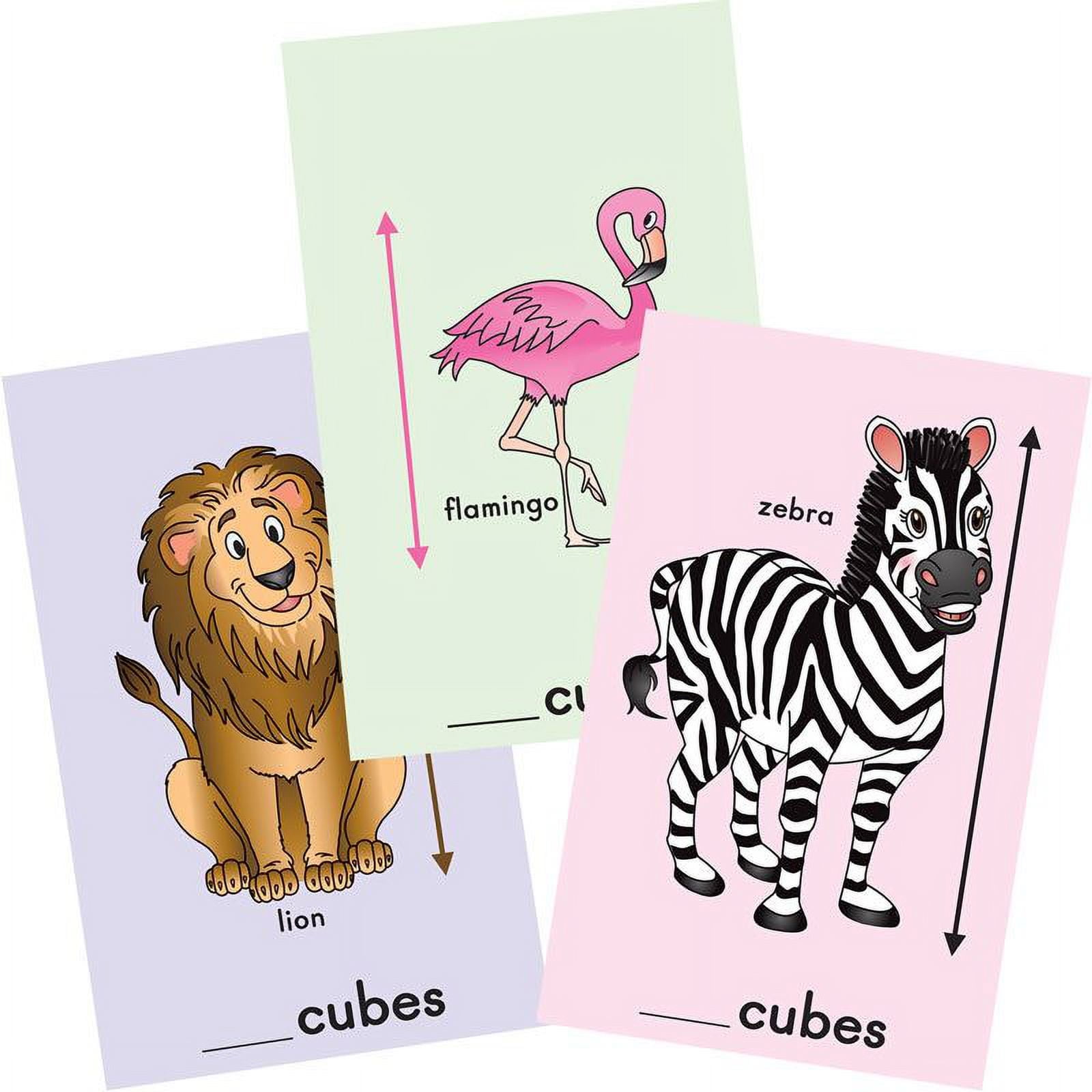 Measuring With Cubes™ - Zoo Animals Cards Set - Walmart.com