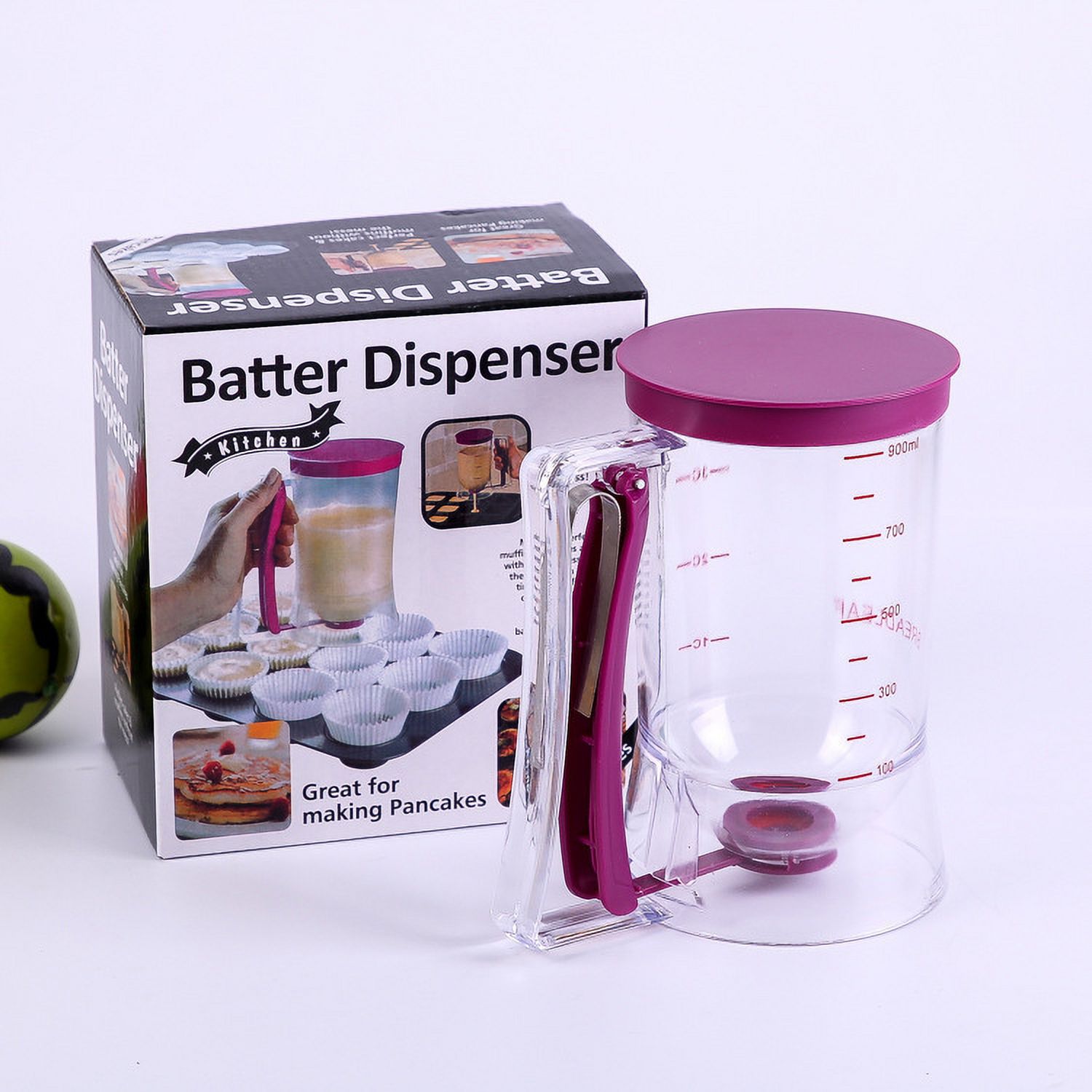 Measuring cup batter dispenser batter separator butter dispenser funnel ...