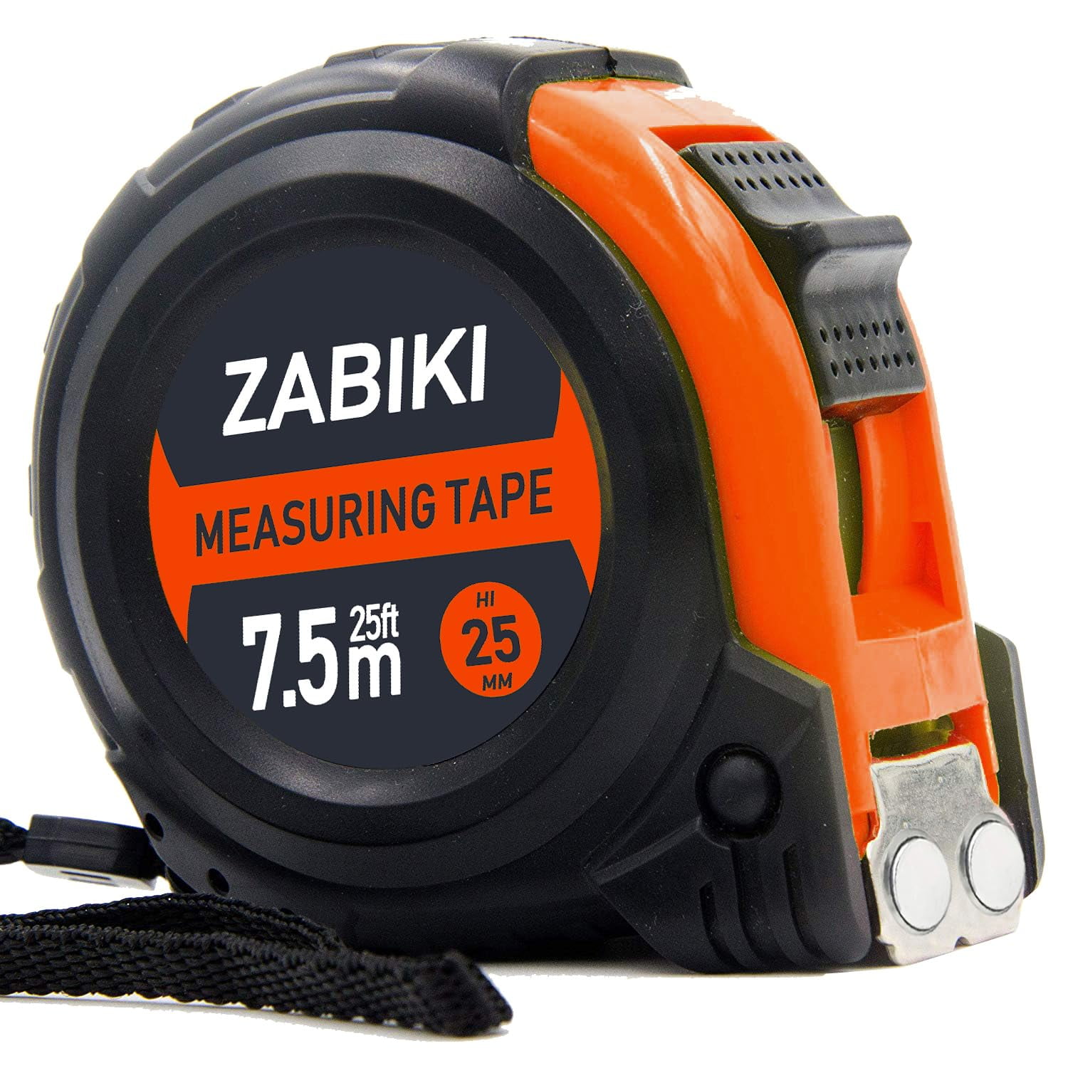 Measuring tape measure, 25-foot easy-to-read decimal retractable double ...