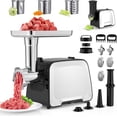 Meat , 2000W Sausage Stuffer Maker, Vegetable Cheese Grater with 3 ...