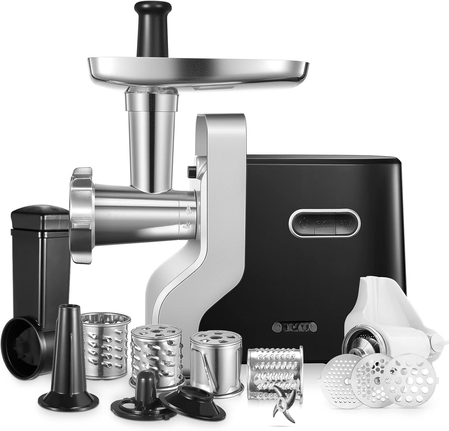 Meat , 3000W , 5 in 1 Multifunction Meat , Sausage Stuffer, Slicer ...