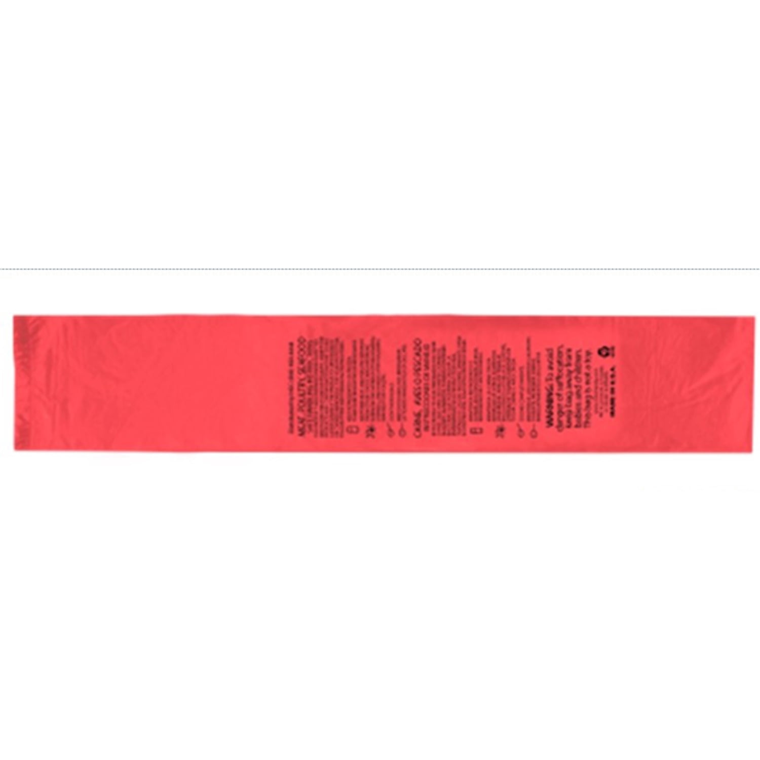 Meat Bag Red PNP Hi- Dens 9 micron SMH 15" x 20" - Walmart.com