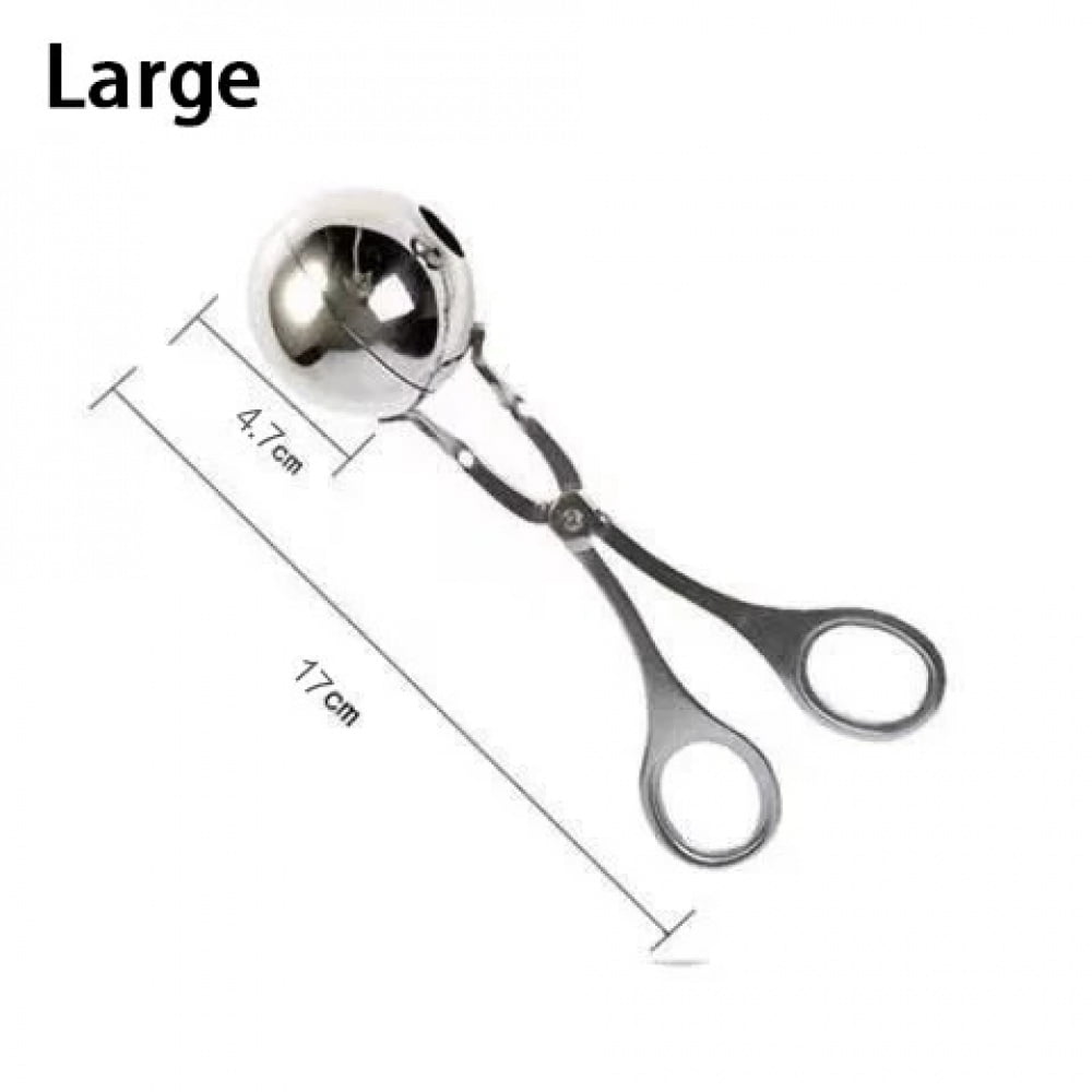 Meat Ball Maker Tool Stainless Steel Clip Round Rice Ball Shaper Spoon ...