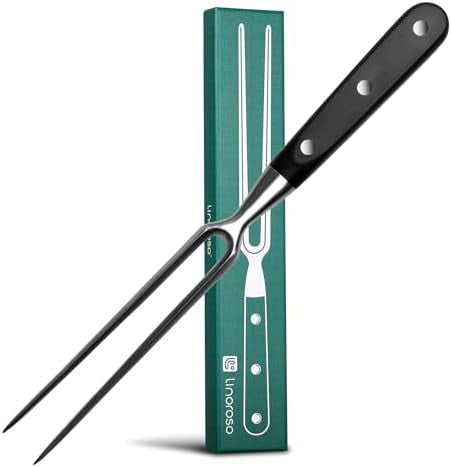 Meat Carving Fork 11 inch, Razor Sharp Carving Fork Barbecue Fork BBQ ...