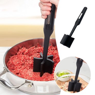 Premium Heat Resistant Meat Chopper Utensil, Ground Beef Burger and ...