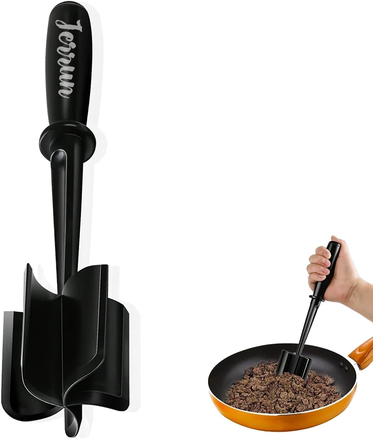 Jerrun Meat Chopper Ground Beef Smasher Kitchen Tools - Durable, Heat ...