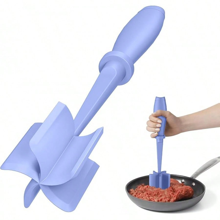 Meat Chopper, Hamburger Grinder, Premium Heat Resistant Smasher For ...