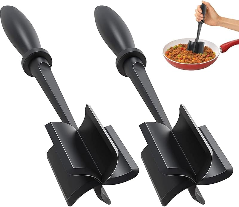 Meat Chopper, Heat Resistant Meat Masher for Ground Beef, Hamburger ...