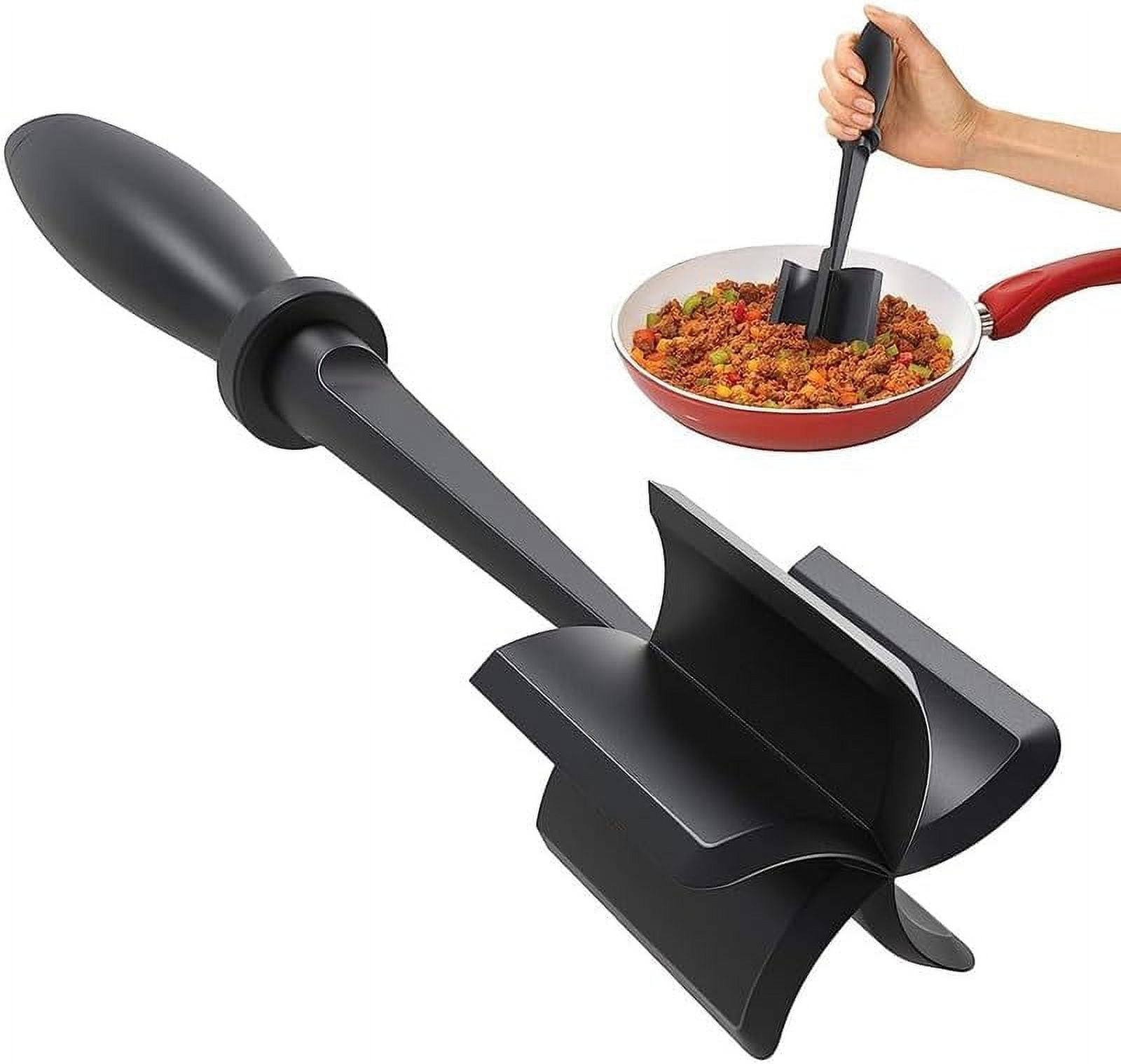 Meat Chopper, Heat Resistant Meat Masher for Ground Beef, Hamburger ...