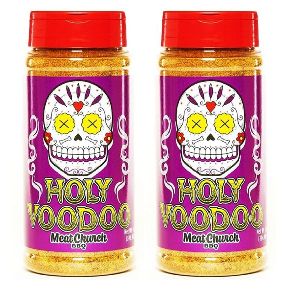 Meat Church BBQ Rub Combo: Two Bottles of VooDoo (14 oz) BBQ Rub and ...