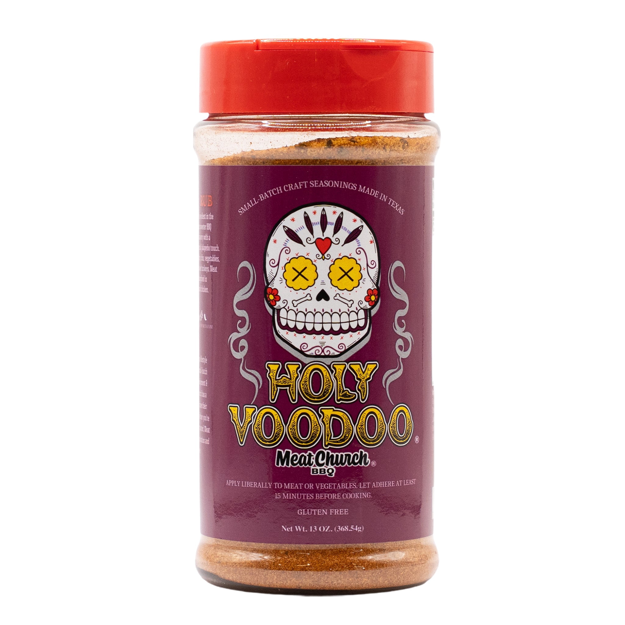 Meat Church, BBQ Rub, Voodoo, 13 oz, Savory with Jalapeño Kick ...