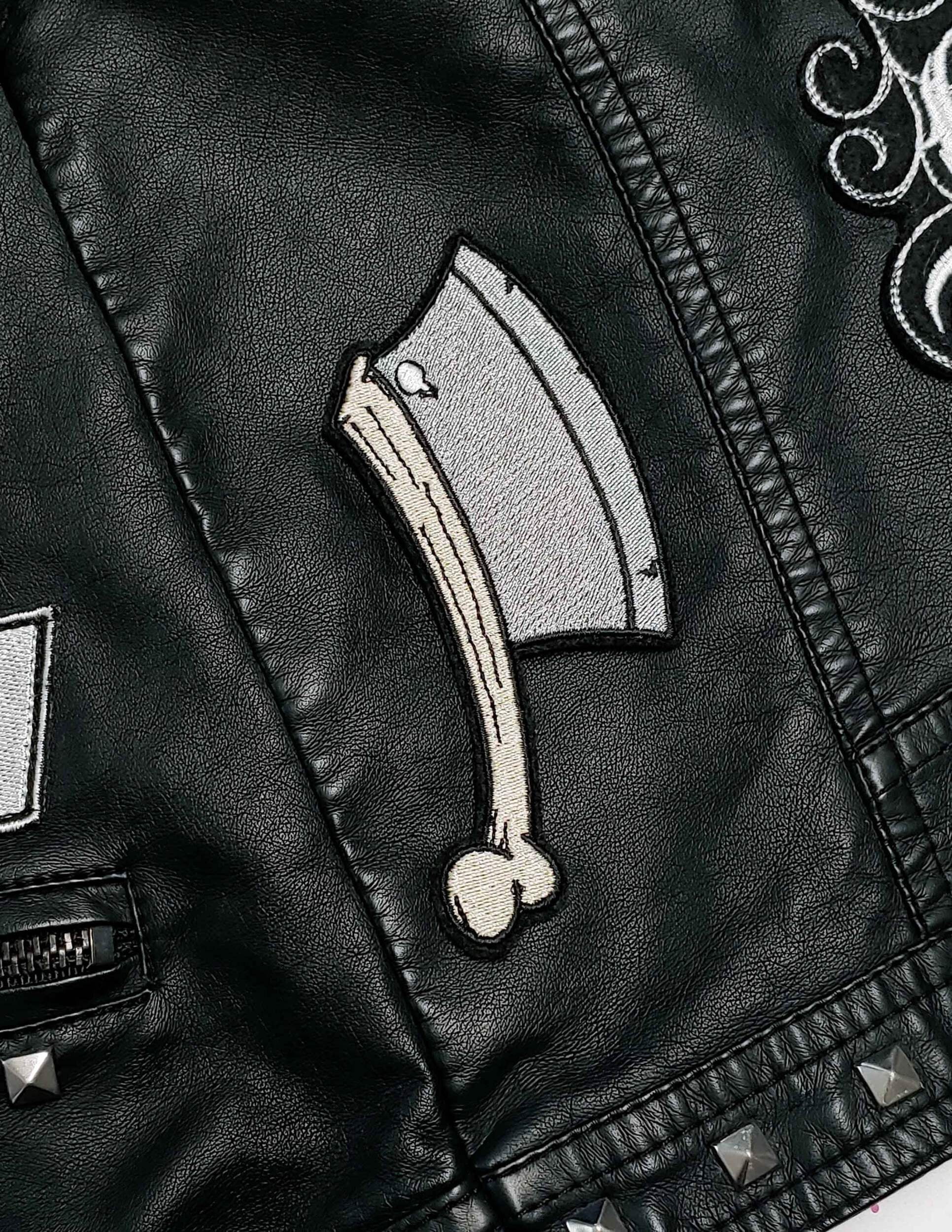 Meat Cleaver Iron On Embroidered Patch - Walmart.com