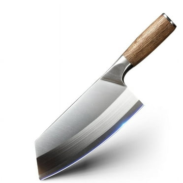 Meat Cleaver, Professional 7.5 Inch Bone Chopping Butcher Knife with ...