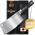 Meat Cleaver Knife – Ultra Sharp 7" Meat Cleaver, Butcher Knife, High ...
