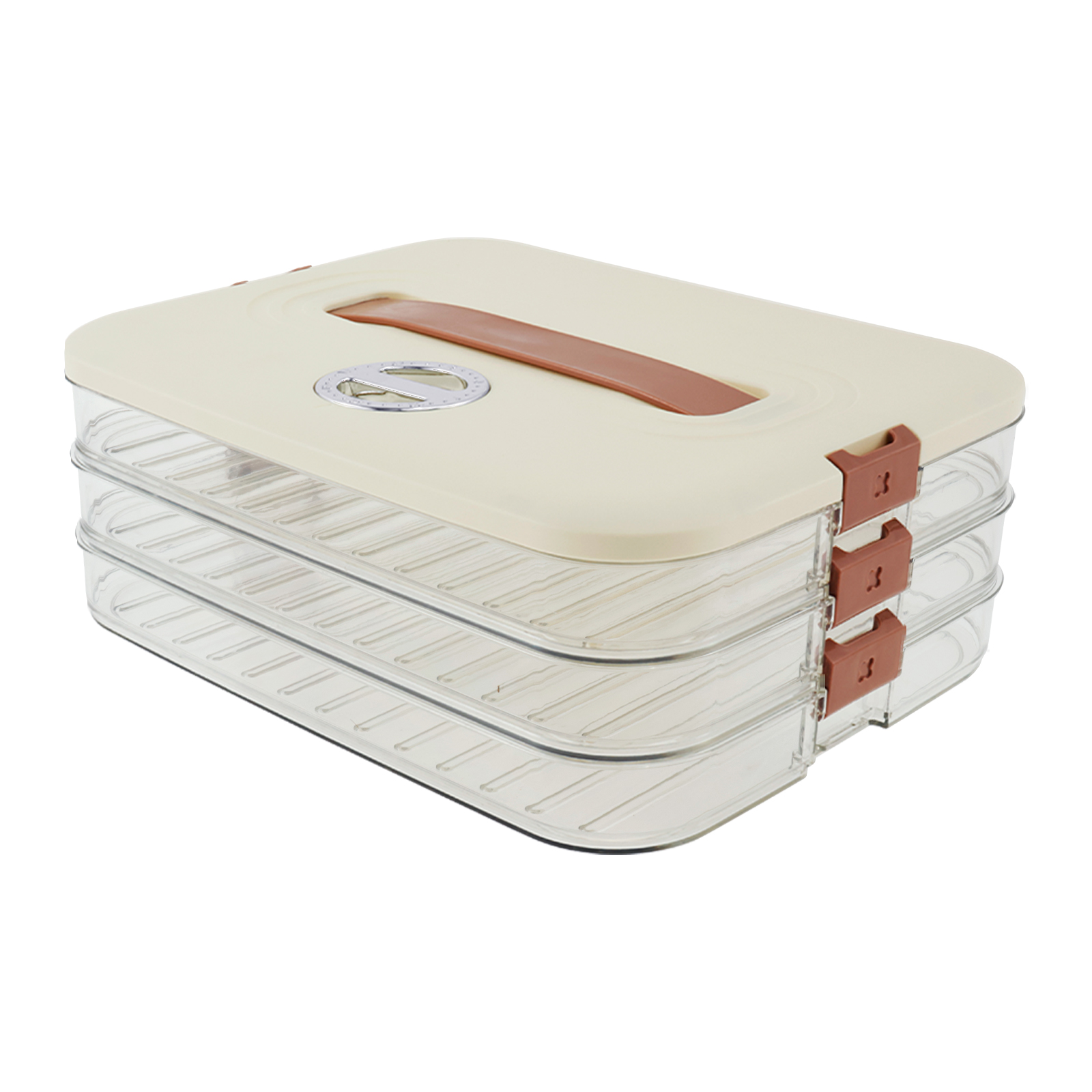 Meat Container for Fridge with Timer Plastic Visible Food Storage ...