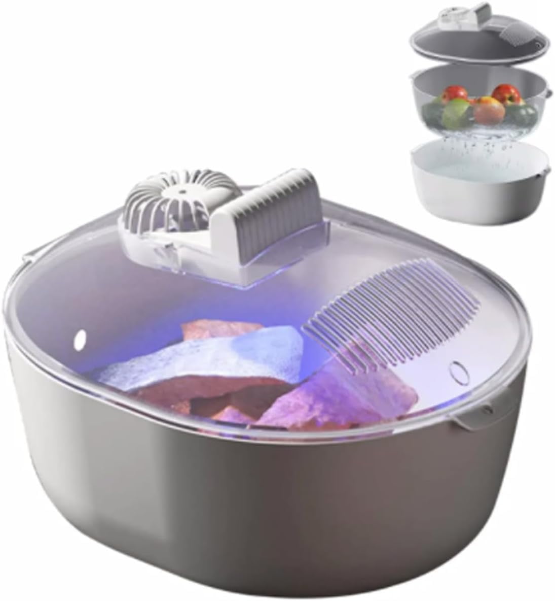 Meat Defrosting Machine, Defrosting Quick Defrost Tray with Blue Light ...