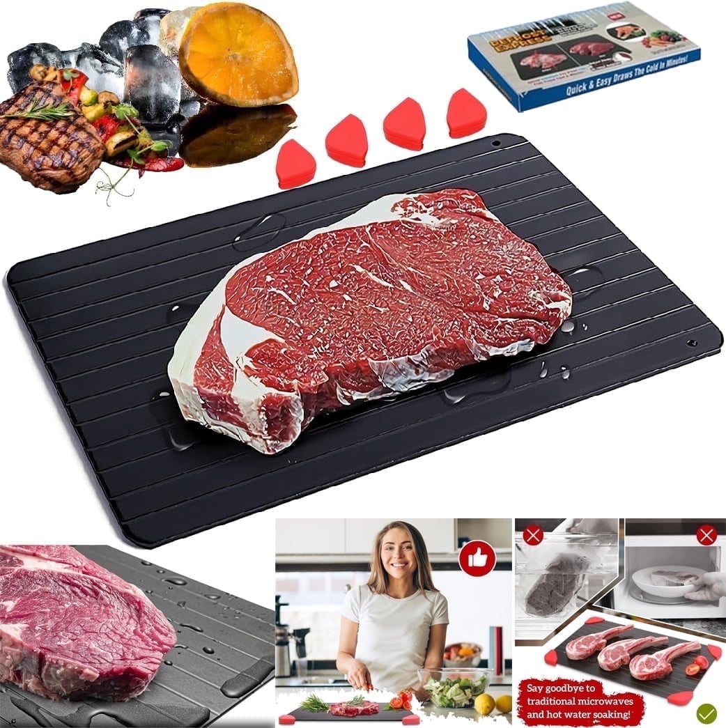 Asunby Microwave Meat Defrosting Tray - Defrosting Board, Frozen Meat ...