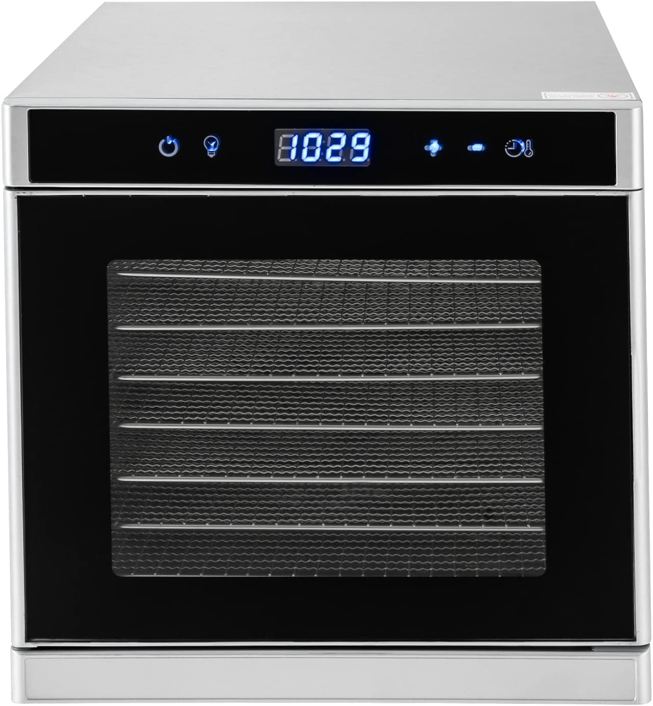 Meat Dehydrator, Food Dehydrator Machine, 8 Tray Stainless Steel Food ...