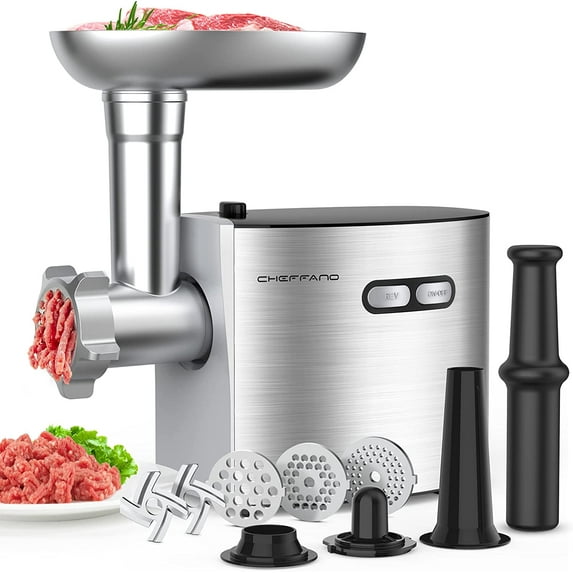 Meat Grinder, 2600W Max Stainless Steel Meat Grinder Electric, ETL ...