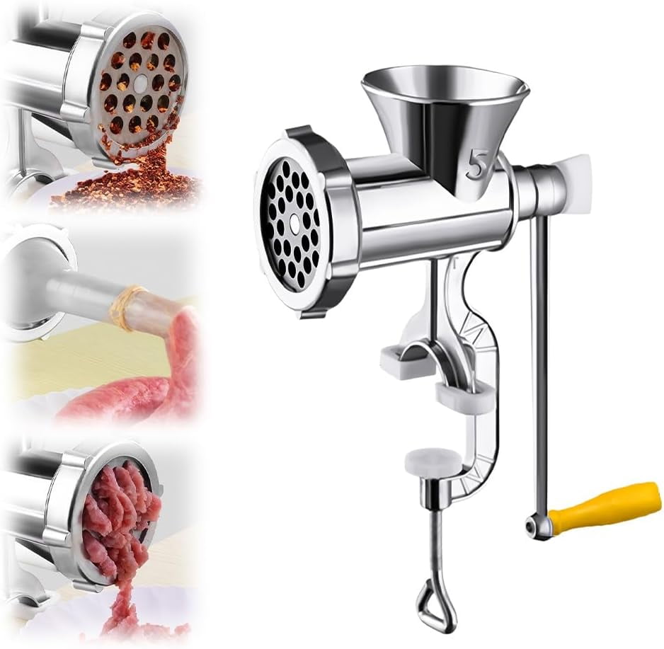 Meat Grinder Manual Mincer, 2025 Upgraded Manual Meat Grinders For Home ...