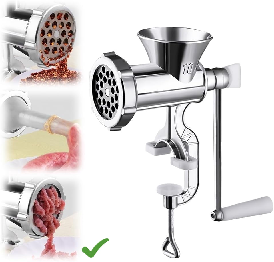 Meat Grinder Manual Mincer, 2025 Upgraded Manual Meat Grinders For Home ...