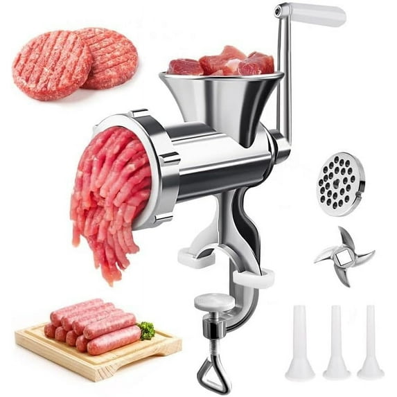 Meat Grinder Manual Mincer - Manual Meat Grinder Sausa Maker Table ...
