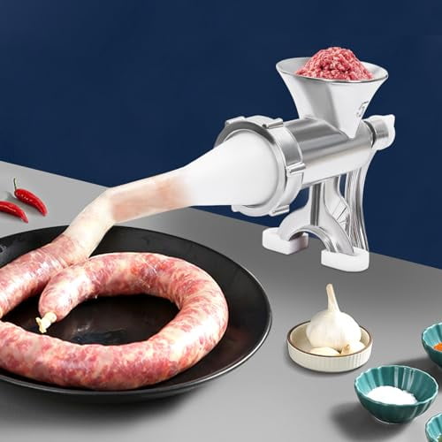 Meat Grinder Manual Mincer - Manual Meat Grinder Sausage Maker Table ...
