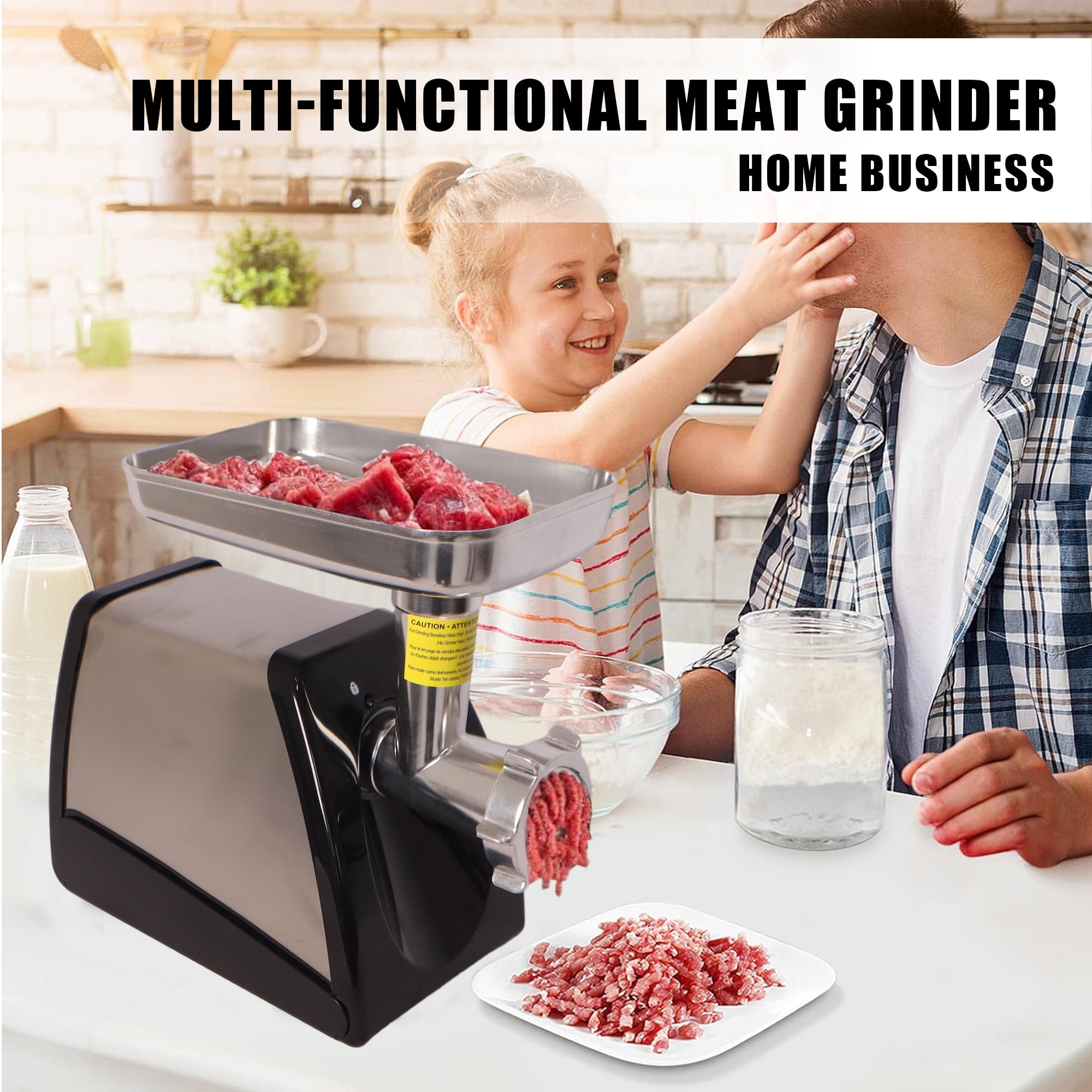Meat Grinder & Sausage Stuffer, 570 Watt,Stainless Steel - Walmart.com