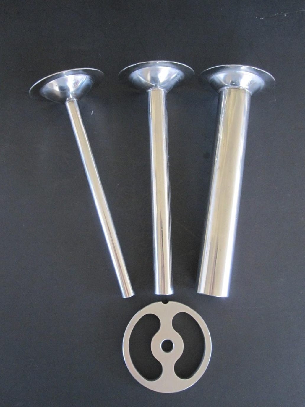 Meat Grinder Sausage Stuffer Set Size 12 Tubes and disc for Electric or ...