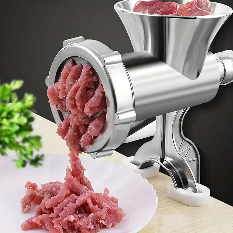 Meat Grinder w Tabletop Clamp, AOKIWO Food Grade Stain Steel Manual ...