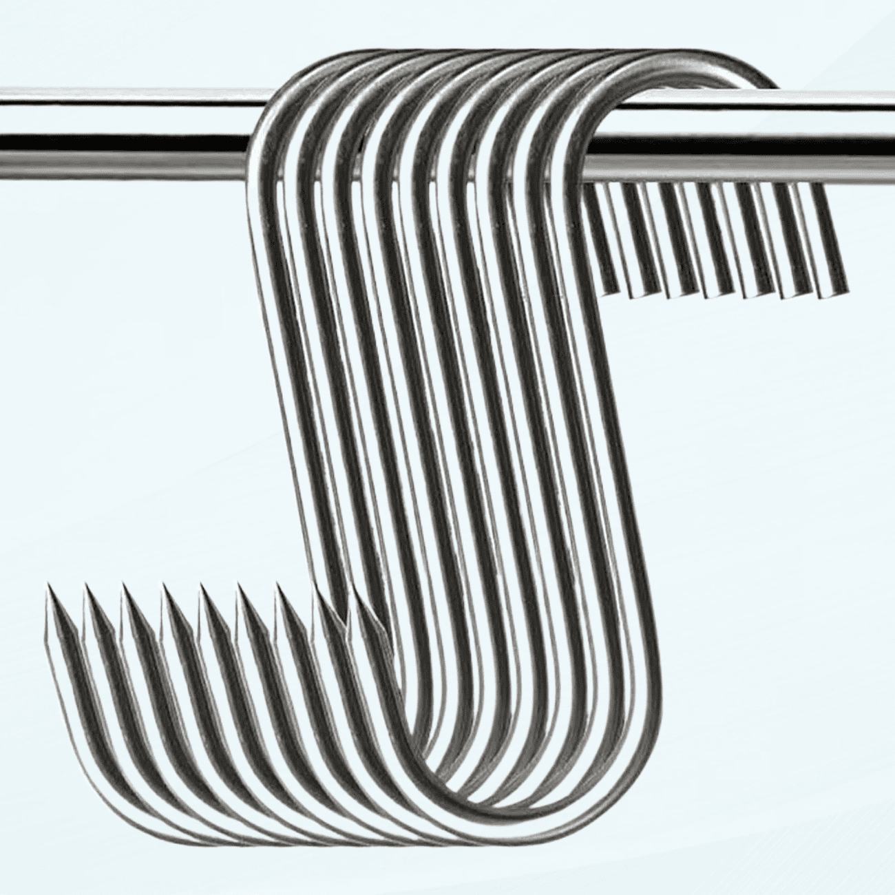 Meat Hooks 5.12''，Premium Stainless Steel Butcher's Hook 20Pcs ,Meat ...