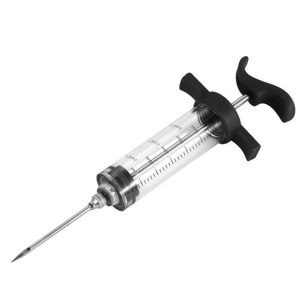 Meat Injector Turkey Baster Syringe BBQ Meat Syringe Marinade Injector ...