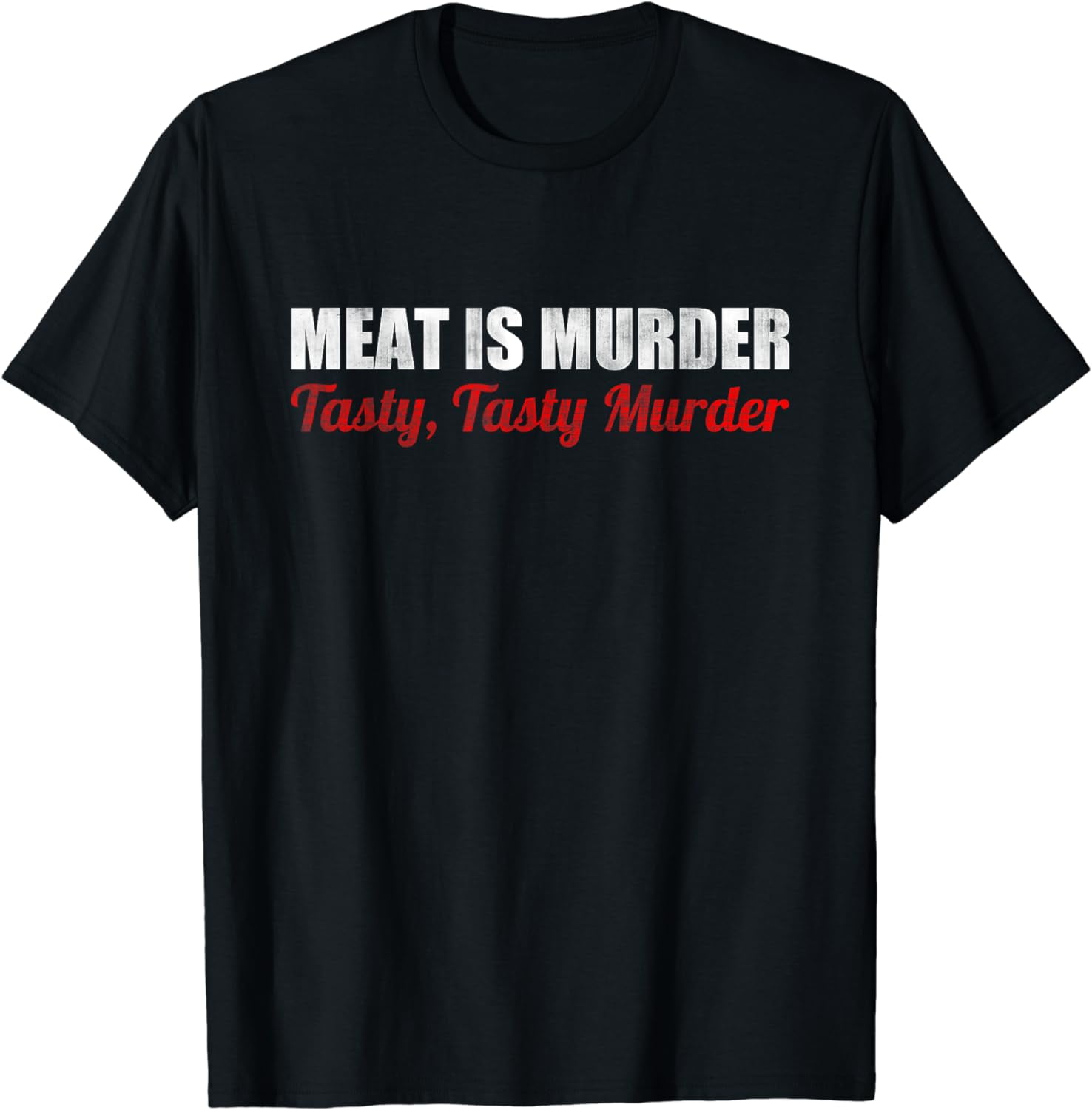 Meat Is Murder Tasty, Tasty Murder Barbecue BBQ T-Shirt - Walmart.com