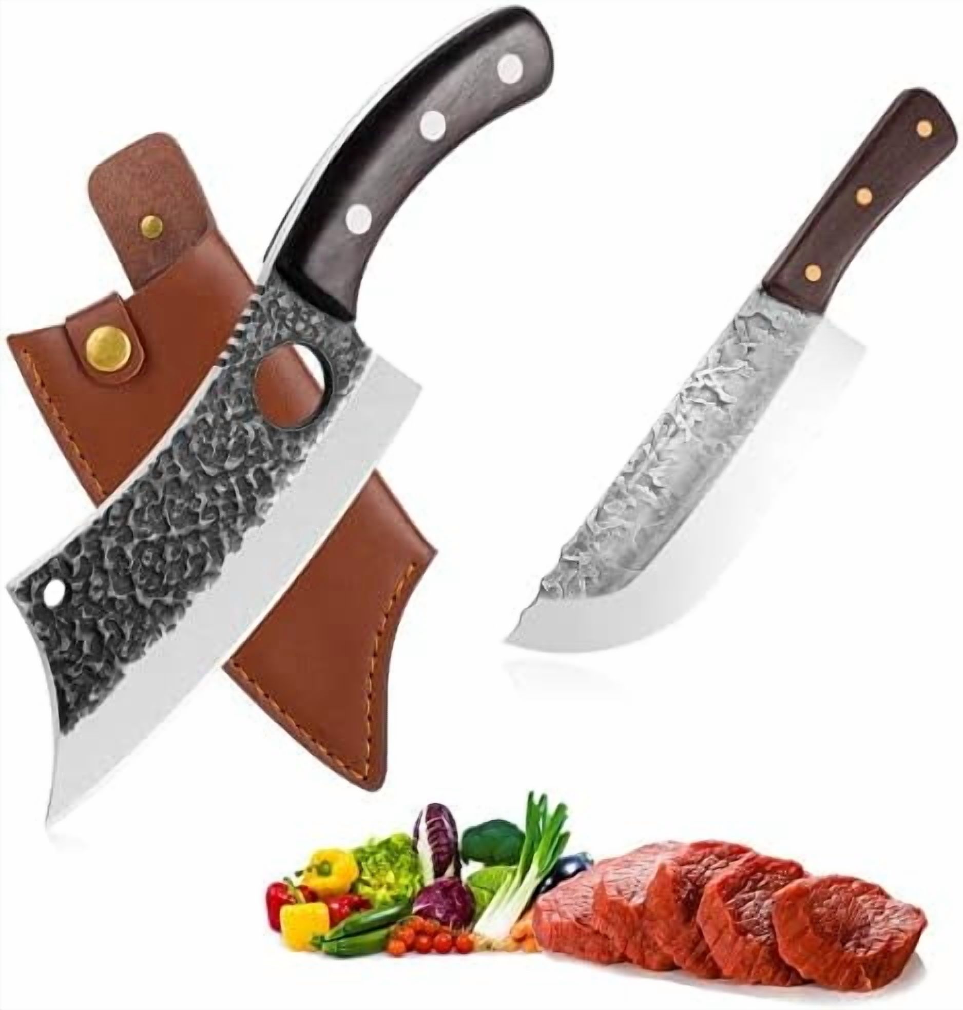 Meat Knife Butcher Knife Cleaver Knives Outdoor BBQ Camping Knife ...