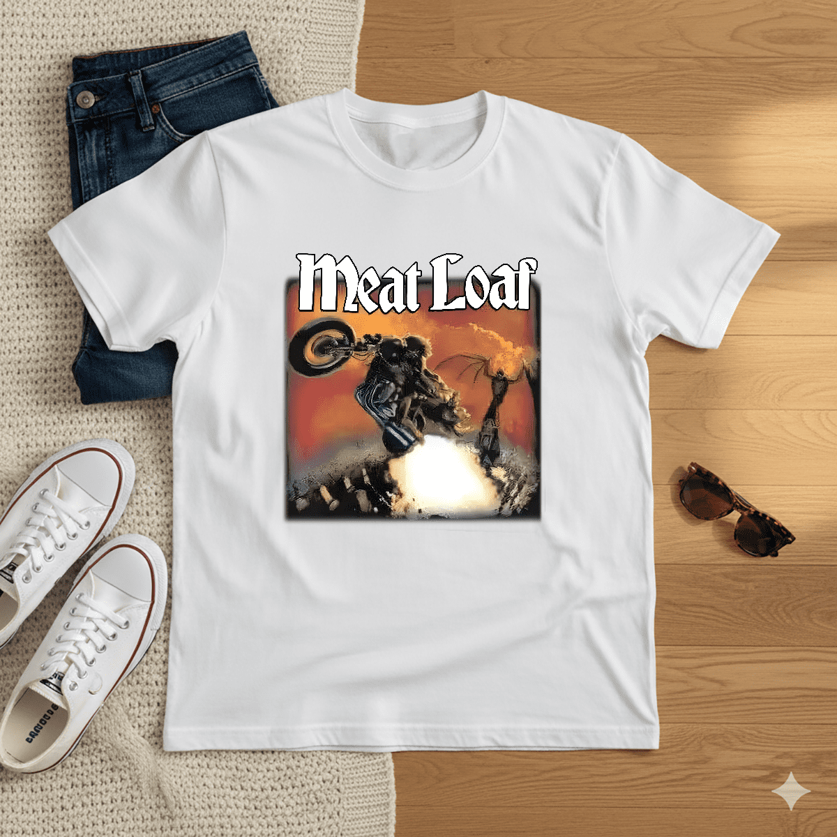 Meat Loaf 2003 Vintage Concert Tour Rock Music Fan Art Unisex T-Shirt ...