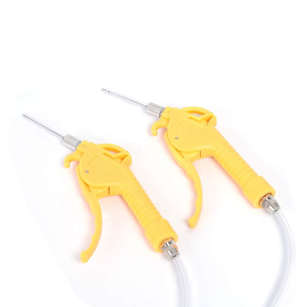 Meat Marinade Pump Gun - Electric Meat Injector (Double Gun, Yellow ...