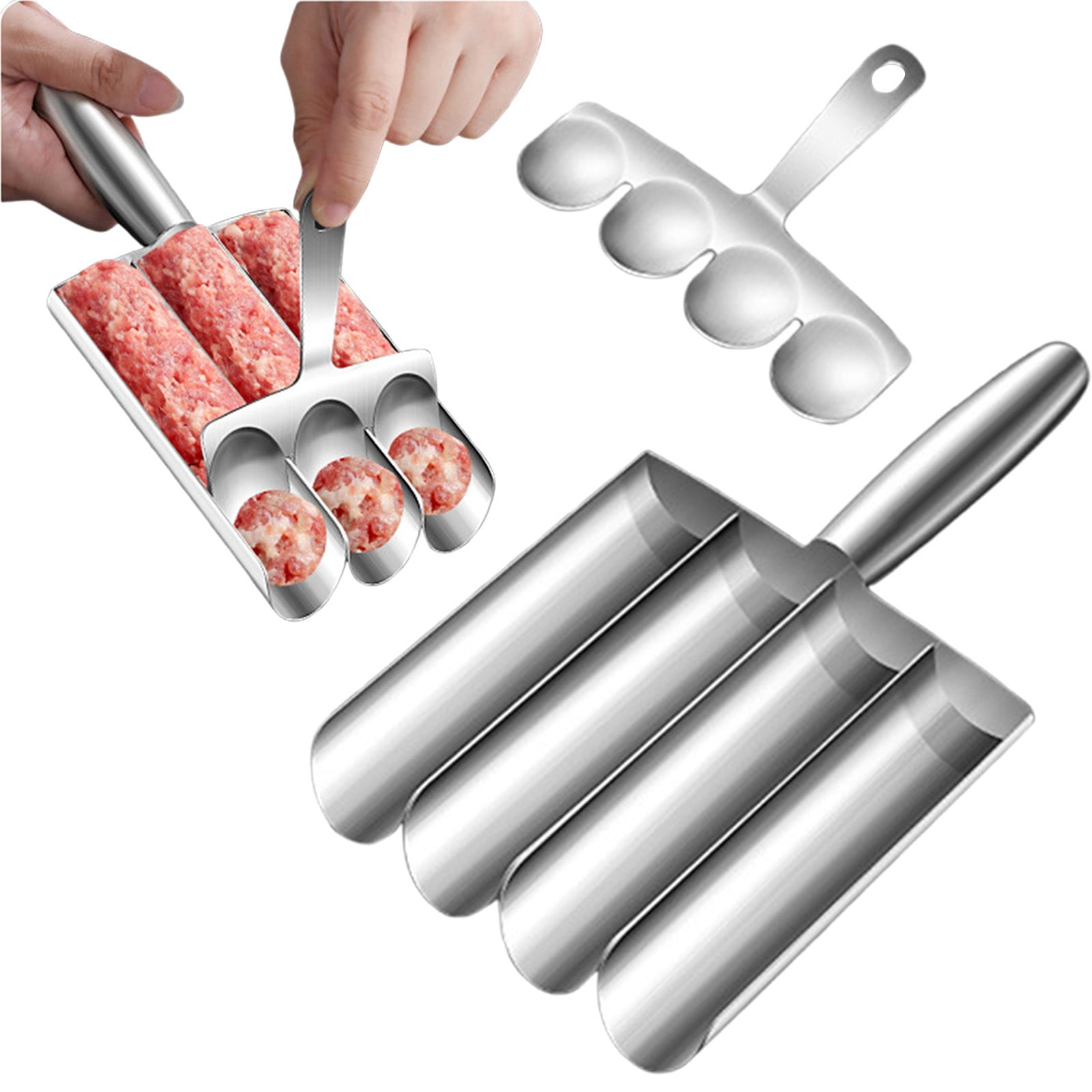 Meat Mincer,Meatball Maker Tool Stainless Non Stick Meat Maker Portable ...
