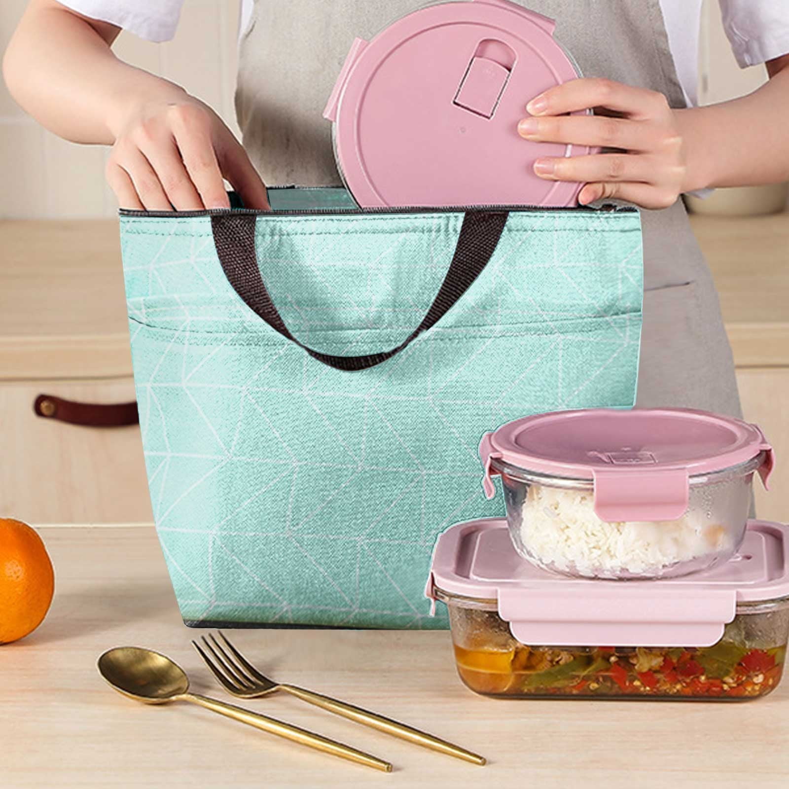 Meat Mincer Portable Ice Pack Thermal Bag Ice Pack Bento Lunch Box ...