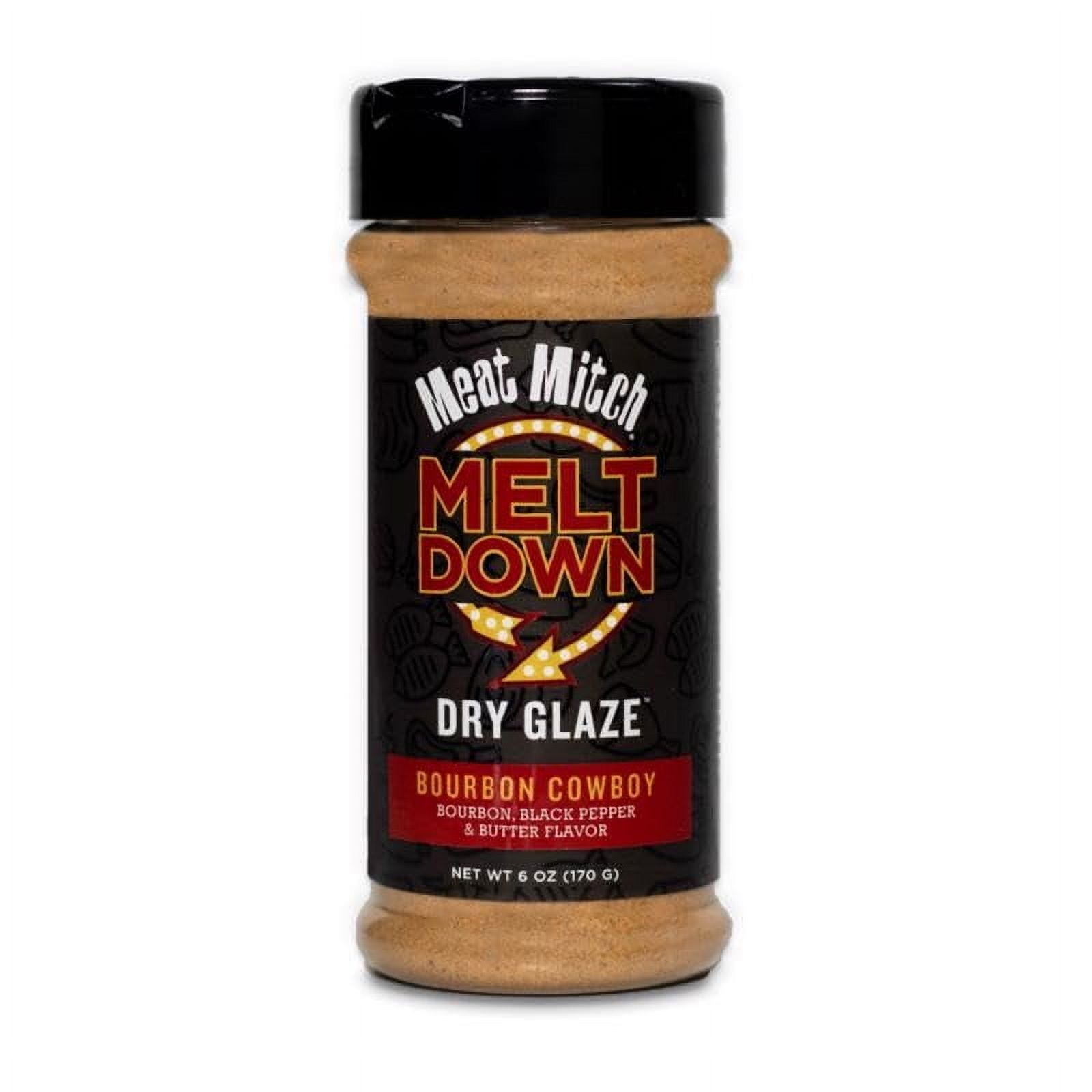 Meat Mitch Meltdown Bourbon CCF19 Cowboy Dry Glaze Bourbon, Black ...