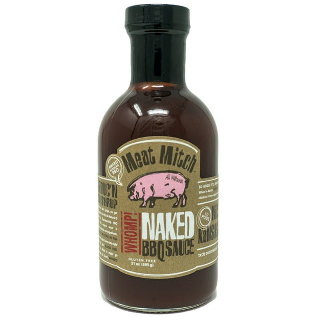 Meat Mitch Naked Whomp! HFCS Free BBQ Sauce - Walmart.com
