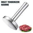 Meat Pounder Flattener Food Grade Stainless Steel Kitchen Meat Mallet