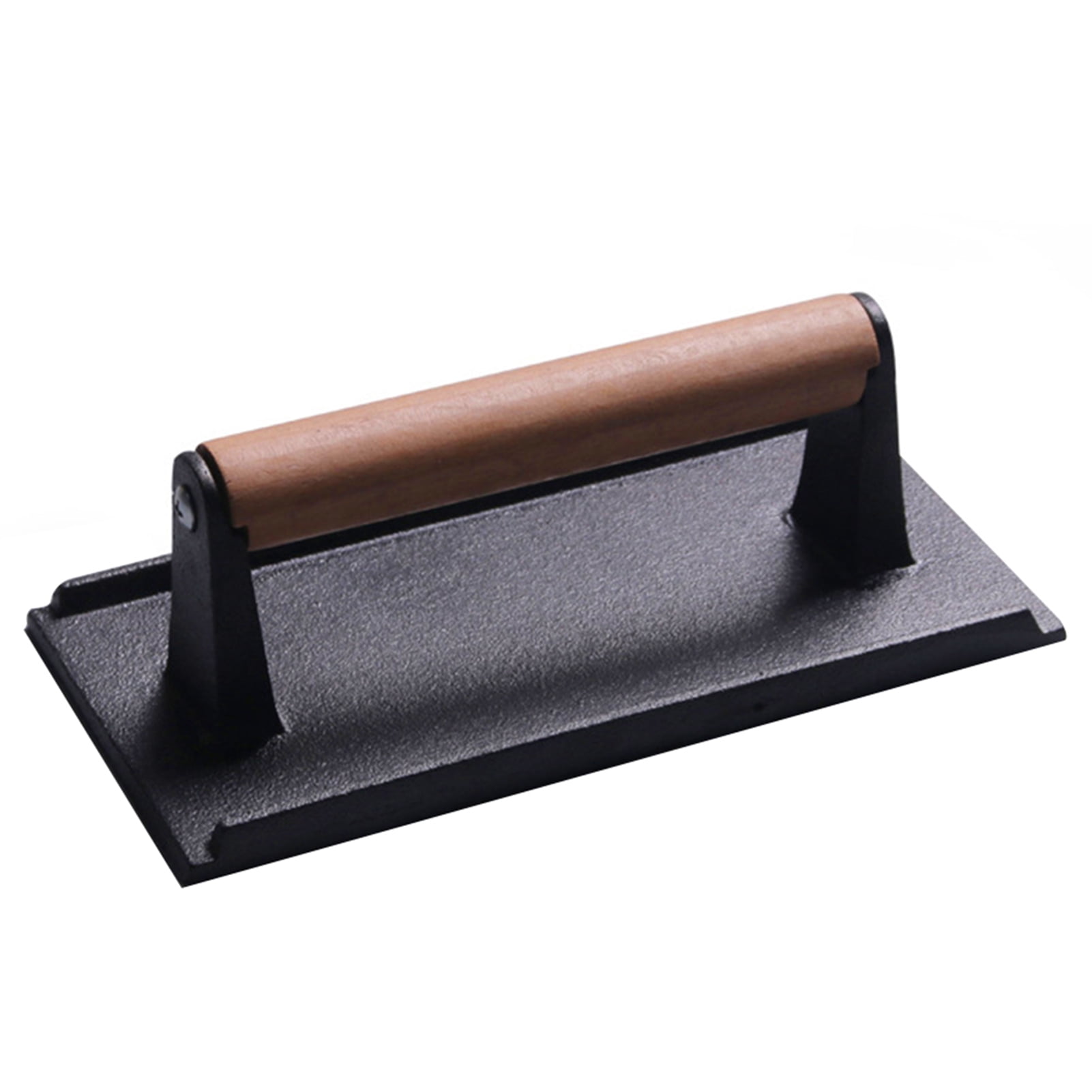 Meat Press Burger Press Rectangle Round Heavy-Duty Cast Bacon Press ...