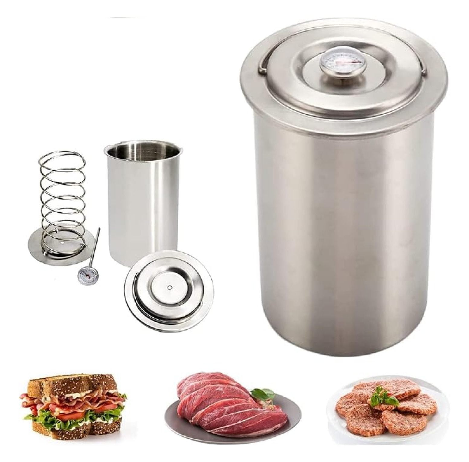 Meat Press Cooker 304 Stainless Steel Ham Press Maker Multifunctional ...
