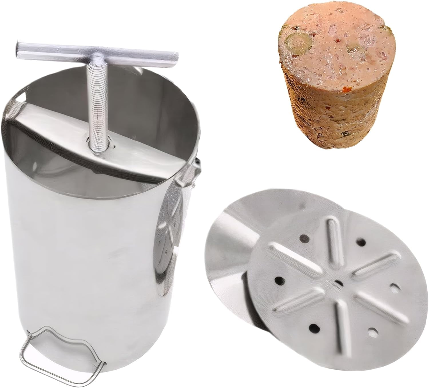 Meat Press Mold for Deli Meats : Manual Ham Press Mold for Home Use ...