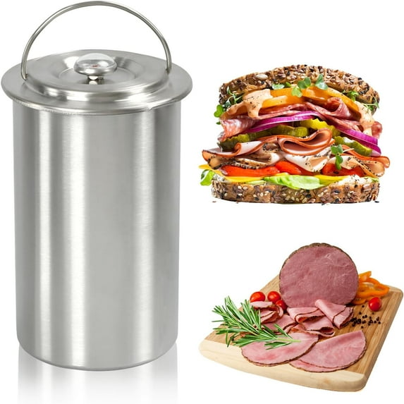 Meat Press Mold,Stainless Steel Rustproof Cooker,Sandwich Meat Press ...