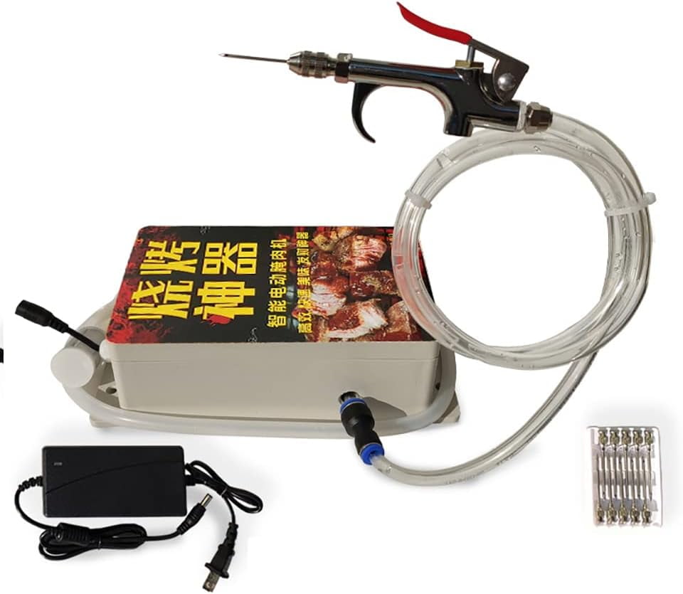 Meat Saline Syringe Pump Food Electric High Pressure Bacon Pump Gun ...