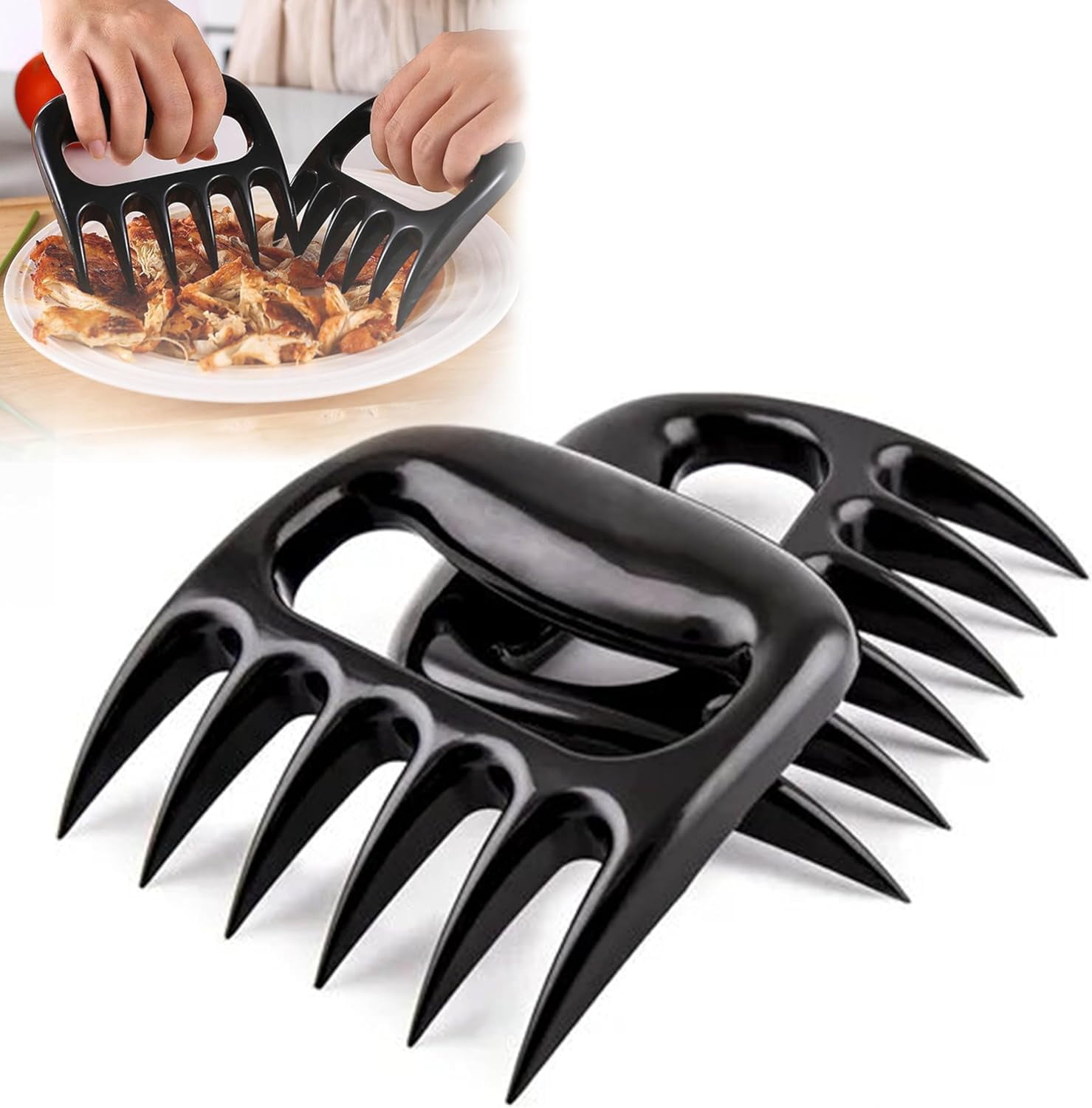 Meat Shredder Claws, Pulled Pork Claws for Meat Shredding, Chicken ...
